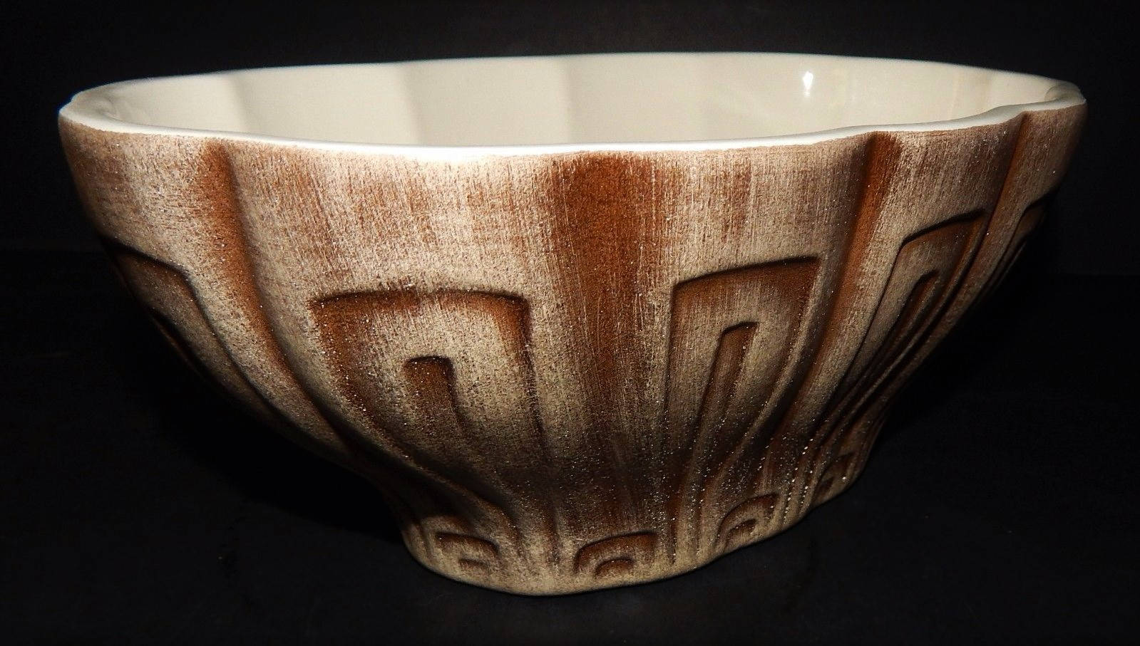 Haeger Pottery No.17 Planter in Golden Brown Signed USA Mid Century ...