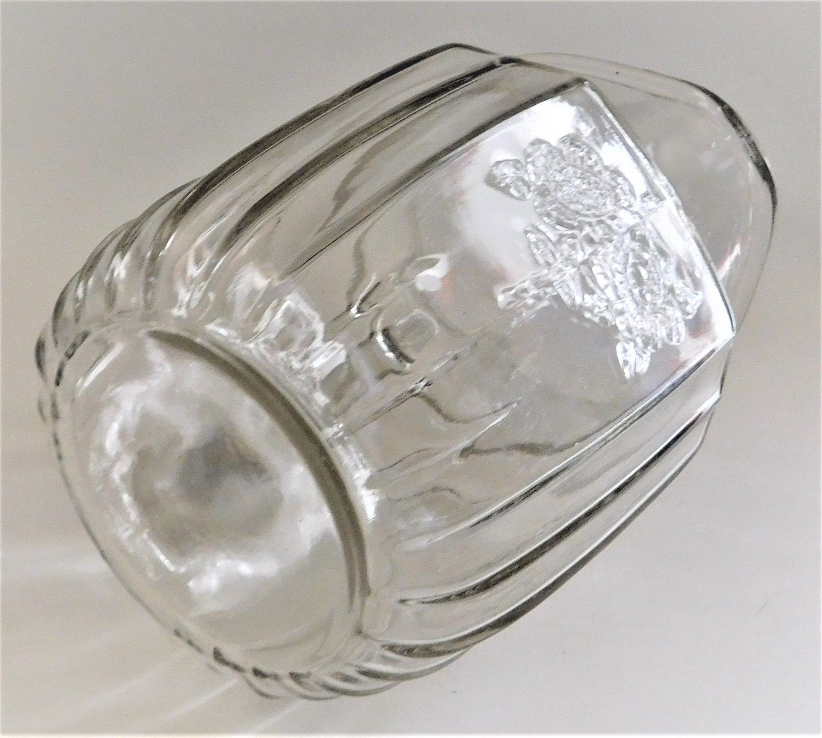 Anchor Hocking Depression Glass Clear Mayfair Open Rose Pitcher 37 Oz 6 ...