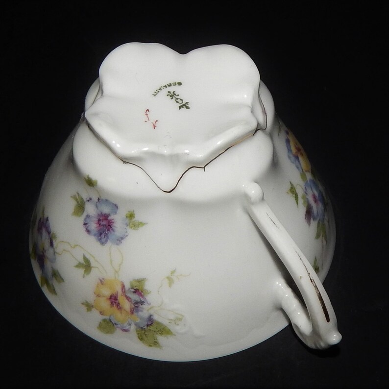 Herman Ohmne Silesia Germany China Tea Cup and Saucer Floral - Etsy