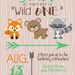 Woodland 1st Birthday Camping Invitation Birthday Forest - Etsy
