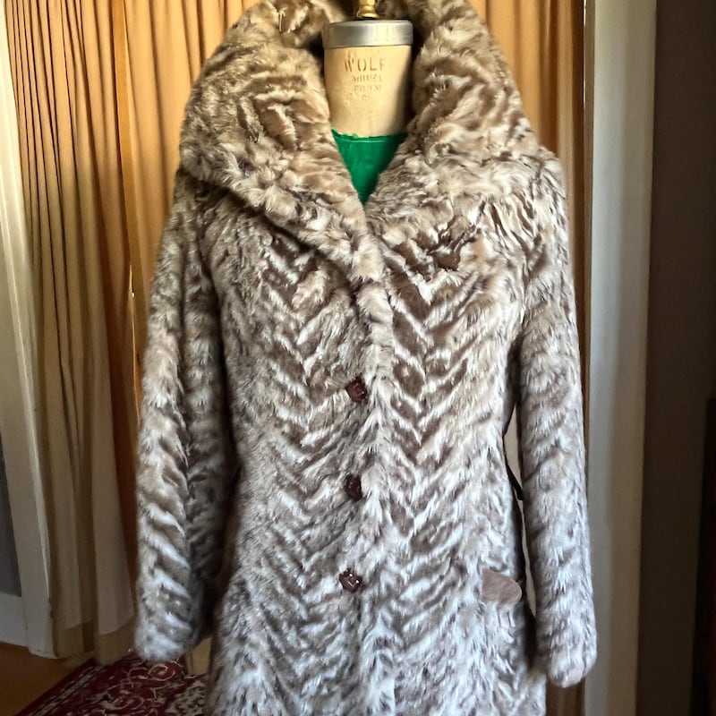 Vintage Sears Fur Coat - Etsy