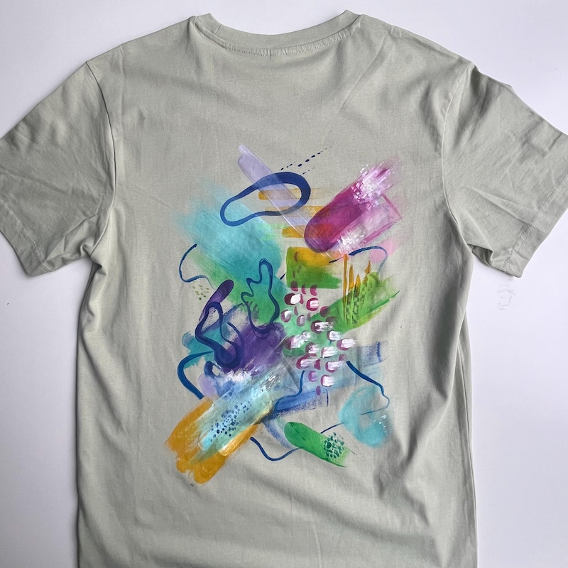 Hand Painted T Shirt - Etsy