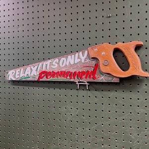 Hand Painted Saws Tattoo Shop Decor - Etsy