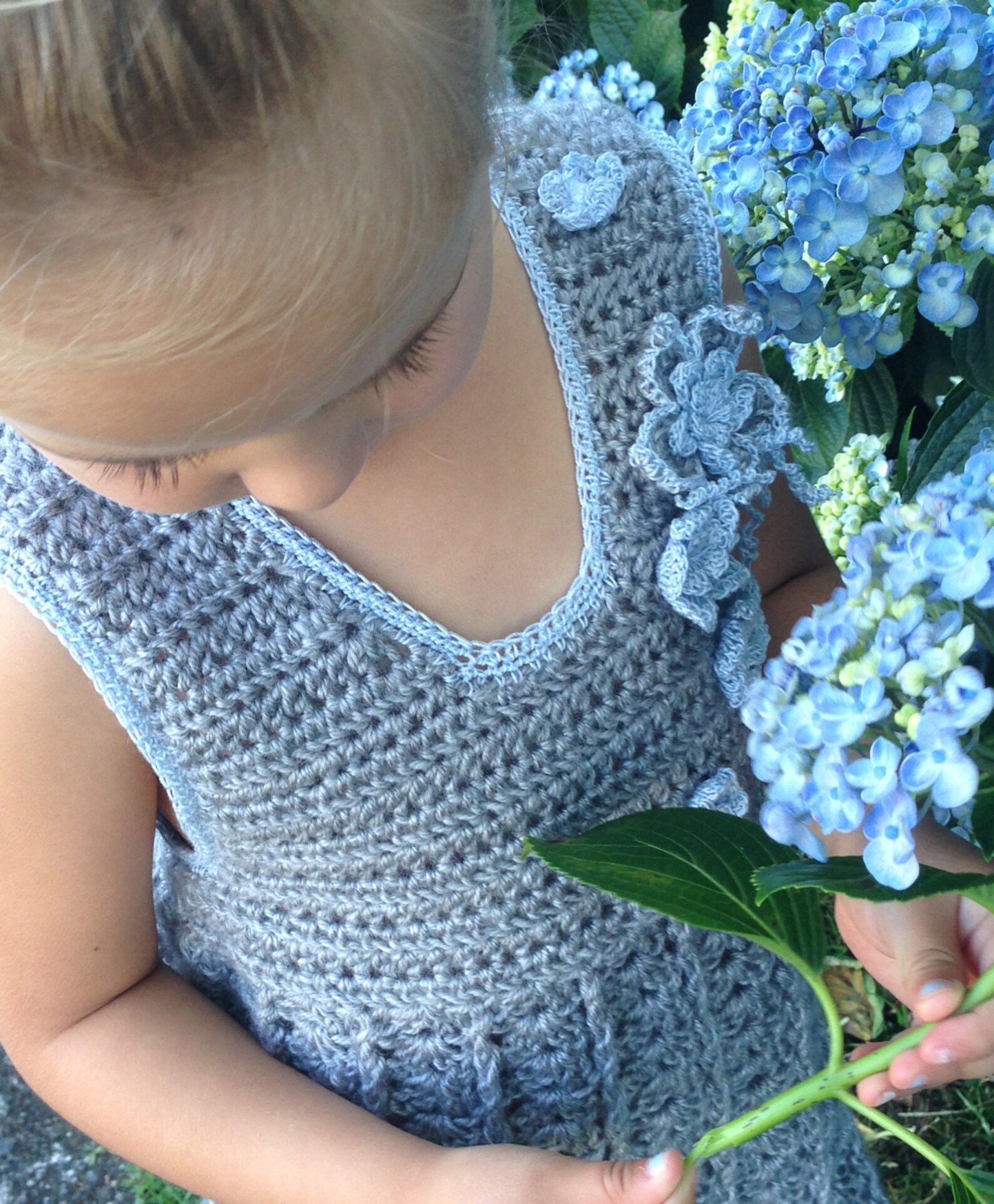 Girl's Crochet 'carlee' Dress. CROCHET PATTERN Only. Crochet (no Knit ...