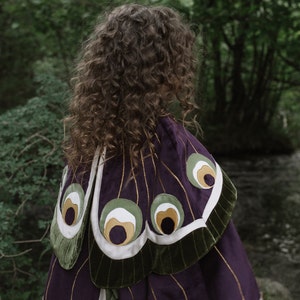 Unique Velvet Fairytale Costume Halloween Fairy Cape Costume Woodland ...