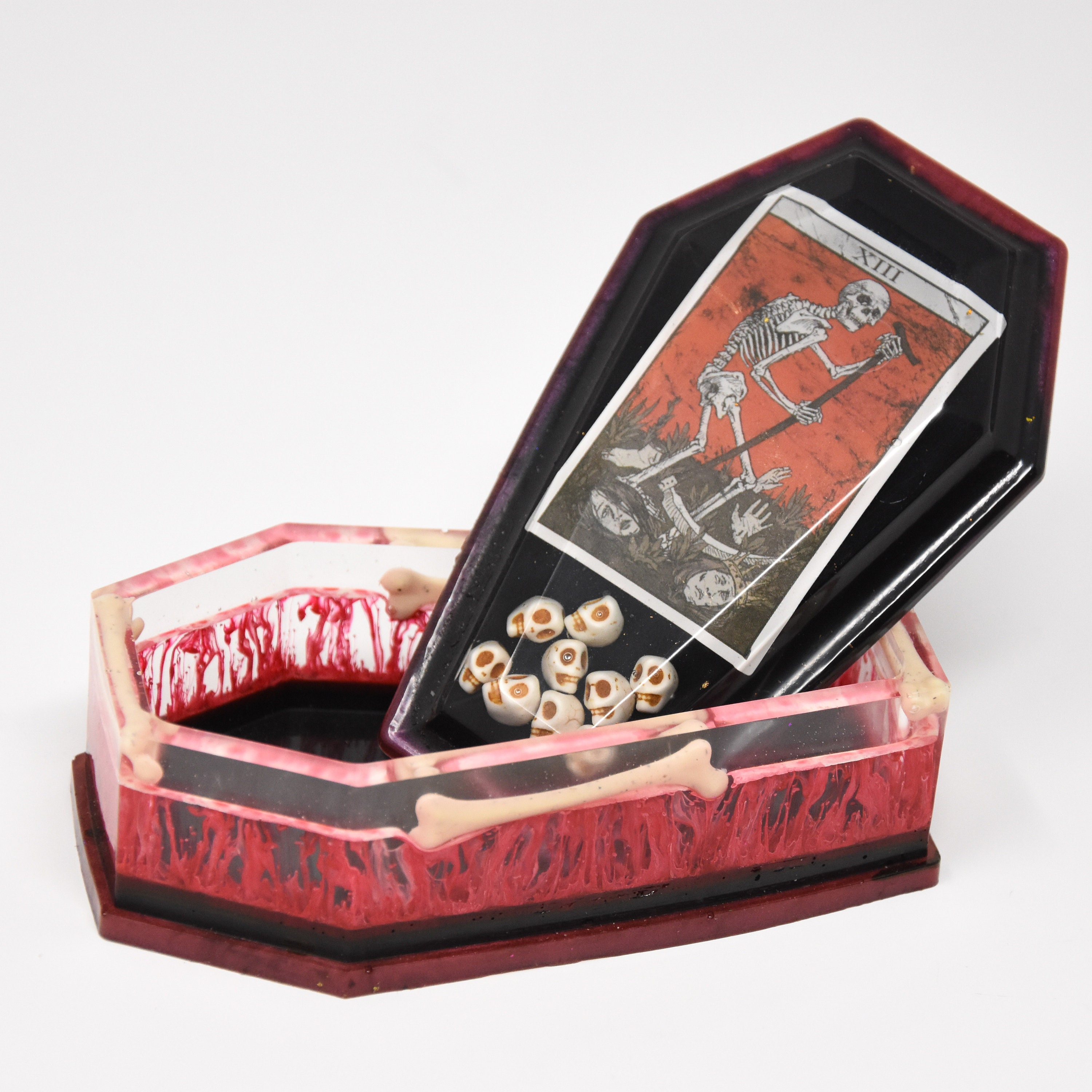 Storage & Organization Coffin Jewelry Box Wheel of Fortune Holographic ...