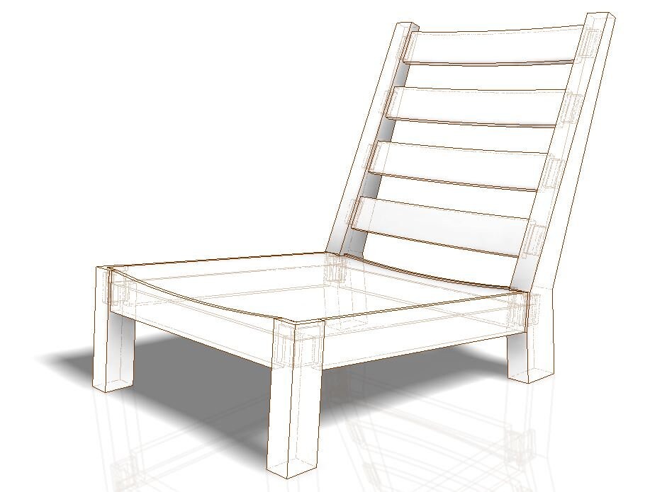 Low Lounge Chair - Plans - Etsy