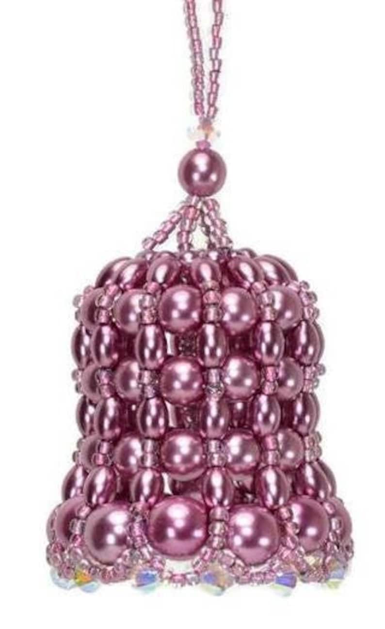 Silver Bells Beaded Christmas Holiday Ornament Pattern Using Pearls PDF ...