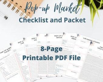 Pop up Checklist - Etsy