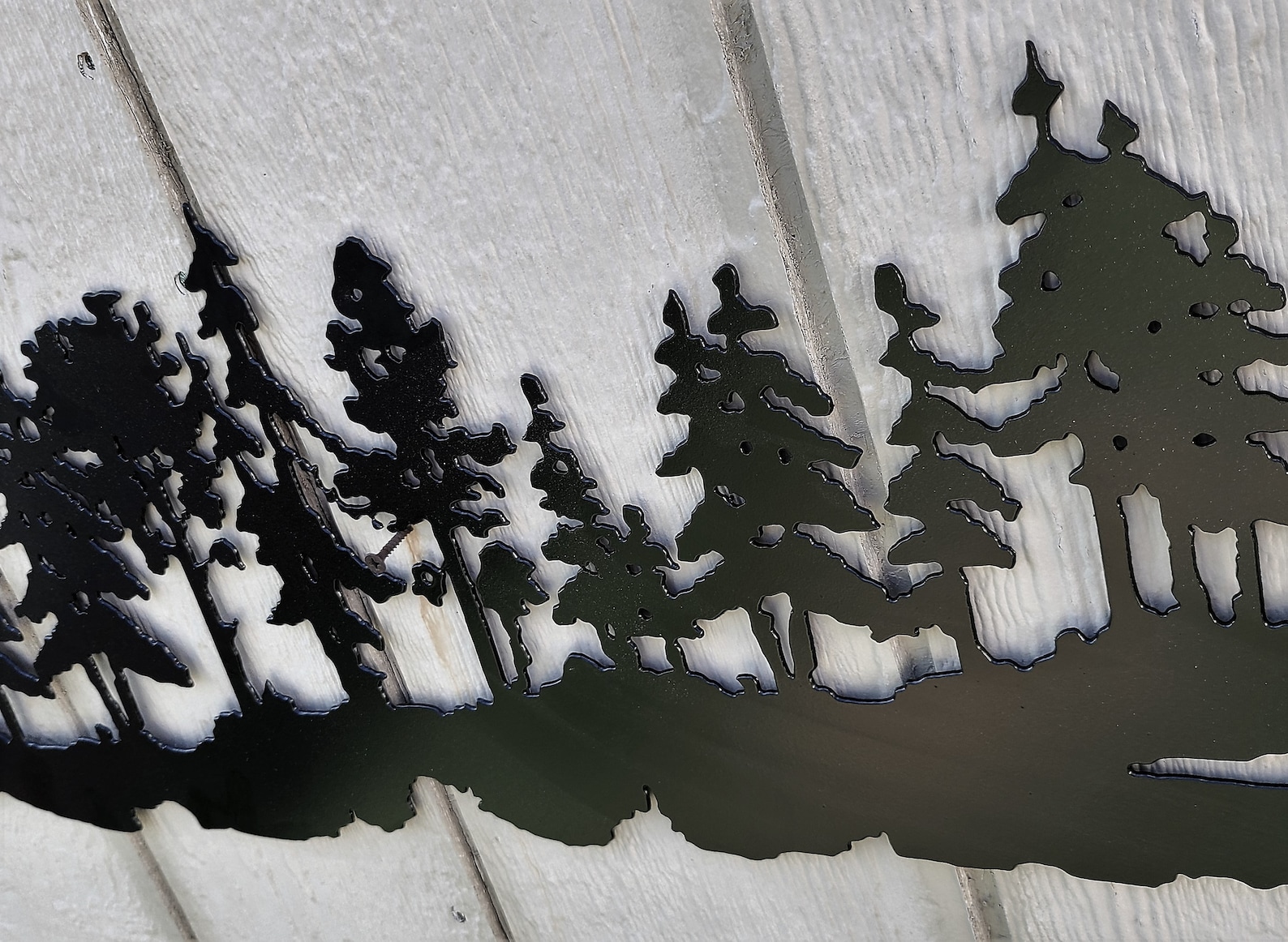 Forest Scene Landscape Metal Wall Art - Etsy