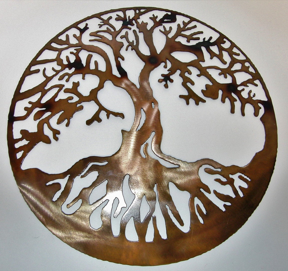 Life Tree in Bare Metal - Etsy