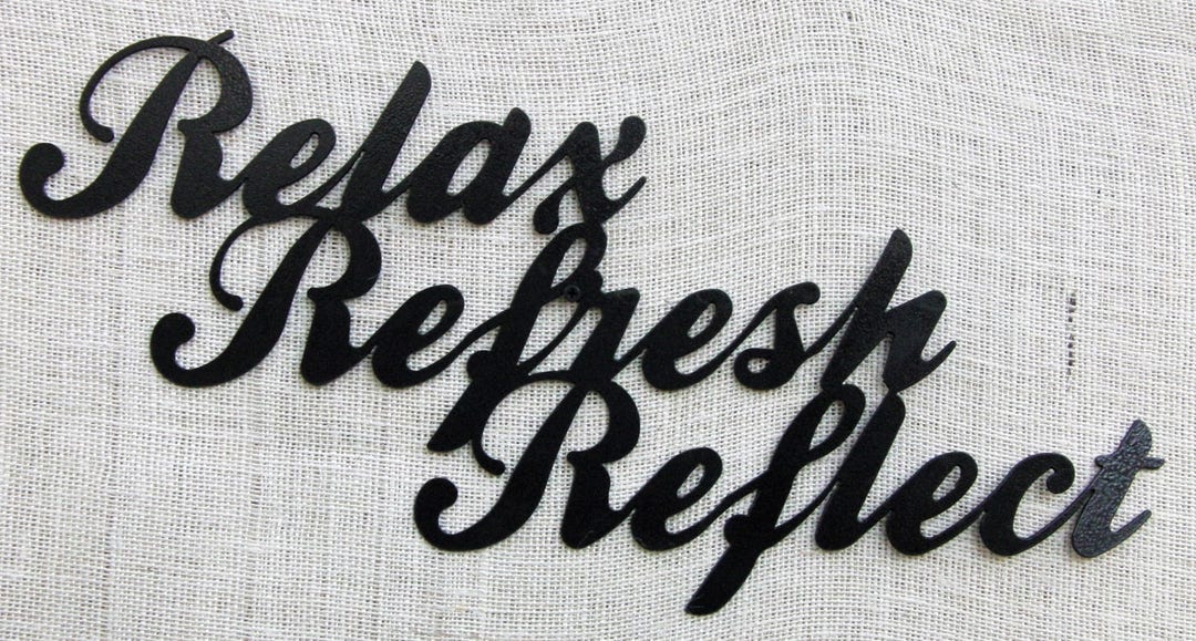 Relax Refresh Reflect - Etsy