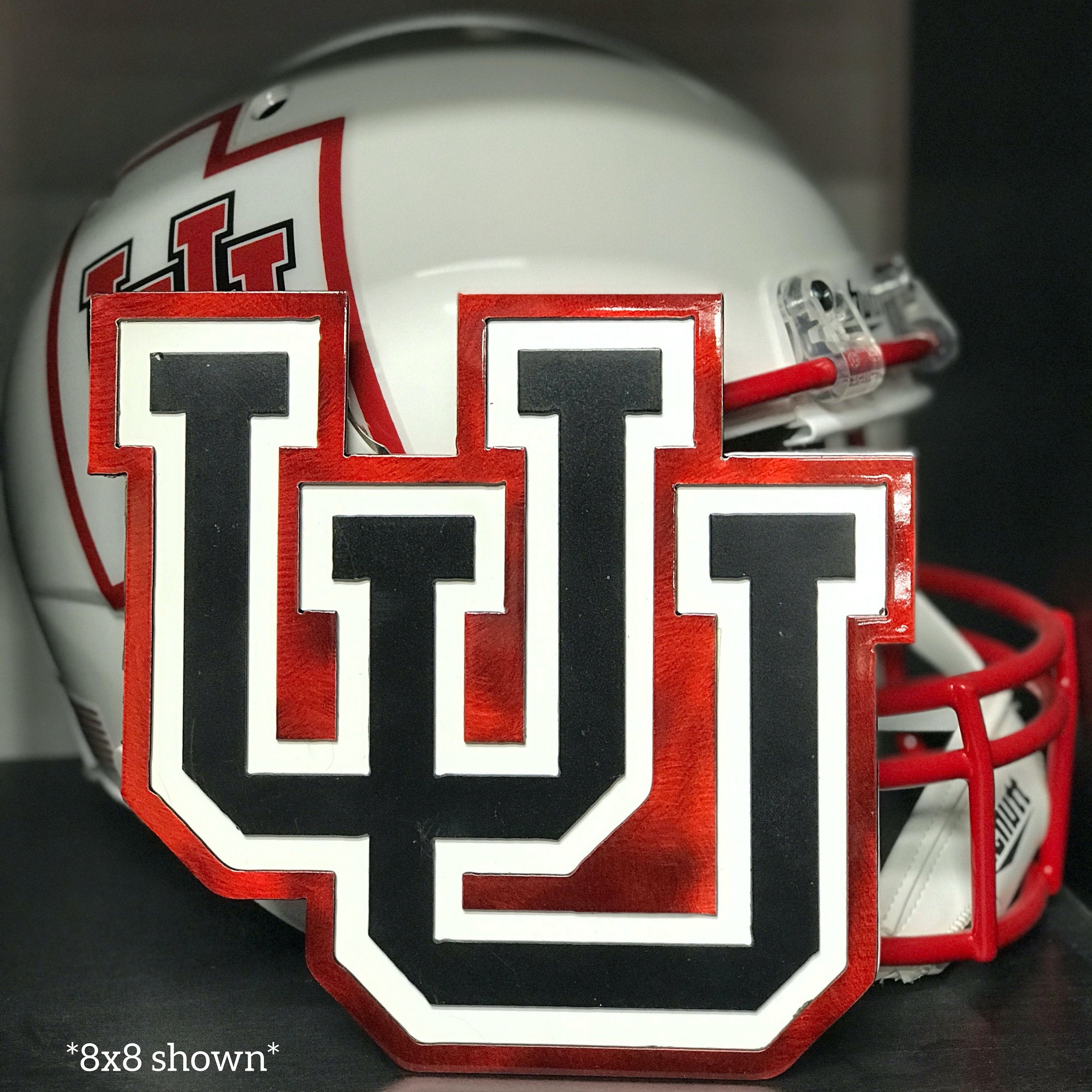 U of U Logo Metal Art 3 Color | Etsy