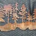 Forest Scene Landscape Metal Wall Art - Etsy