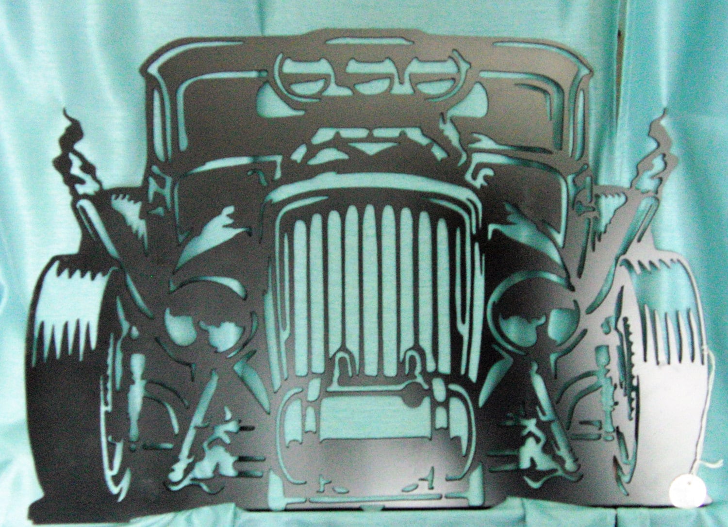 Hot Rod Metal Wall Art - Etsy