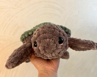 Crochet Strawberry Turtle Plushie Handmade Stuffed Animal Amigurumi ...