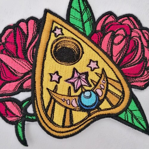 Mystic Ouija Witchy Tarrot Iron on Embroidery Patch - Etsy