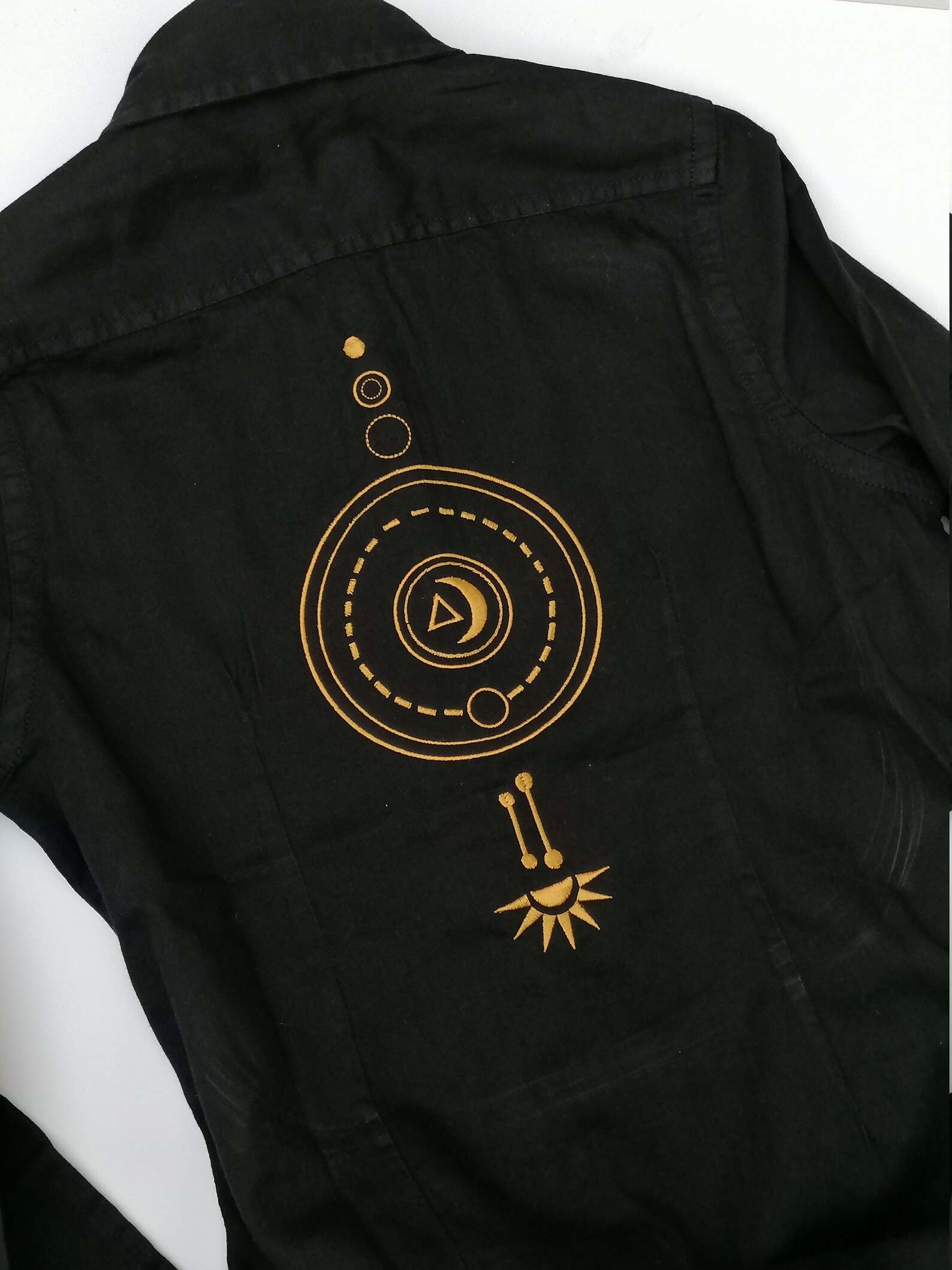 Custom Solar Celestial Horoscope Star Sign Symbol Black Shirt - Etsy