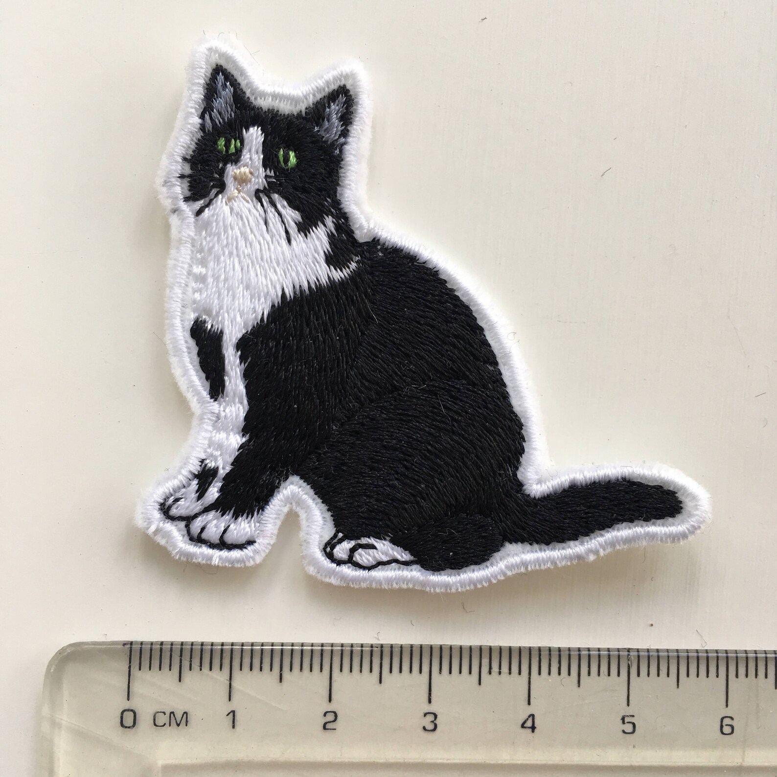 Cute Kitty Cat Embroidered Iron On Patch | Etsy