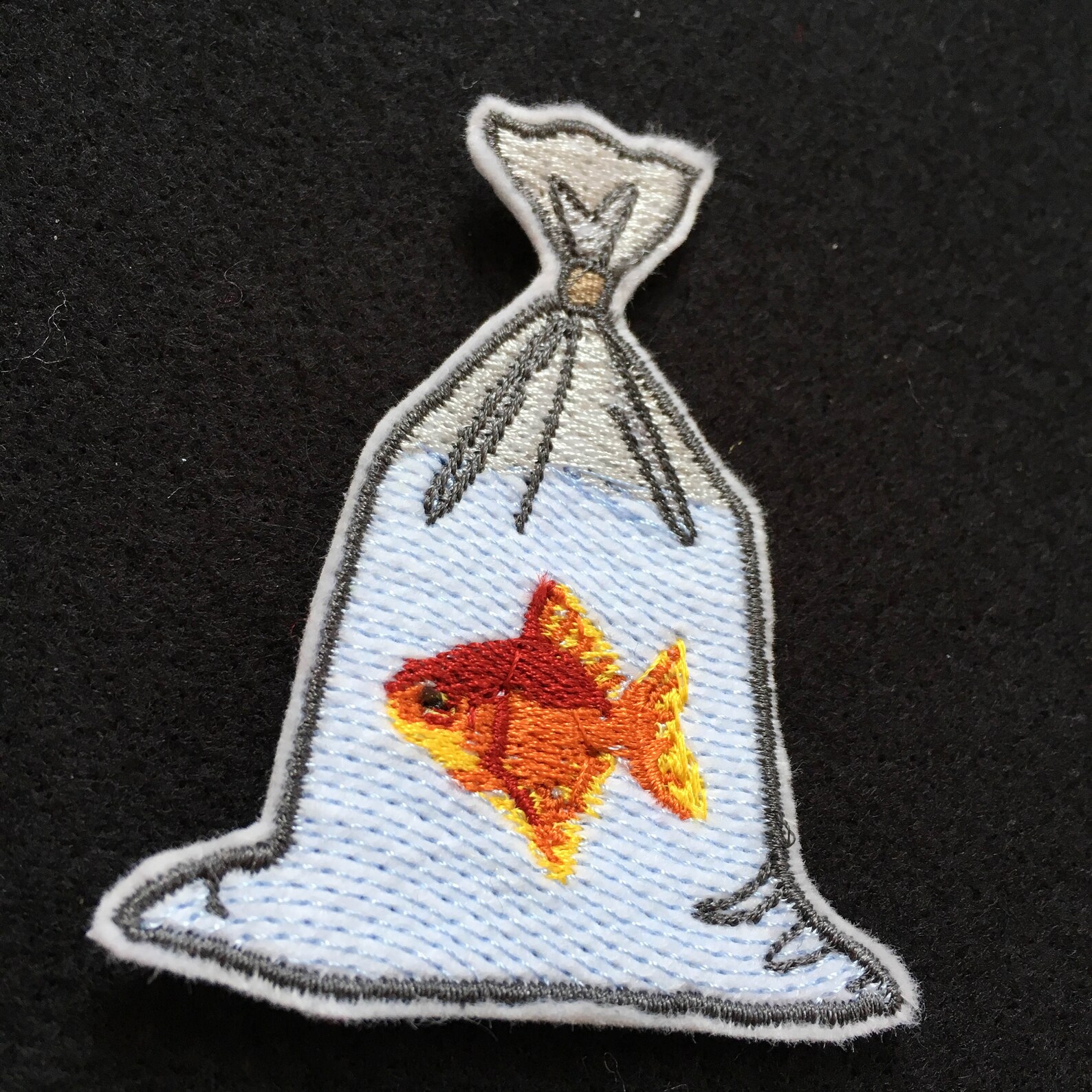 Embroidery Goldfish Patch Iron on Patch for Jackets Gifts - Etsy Australia
