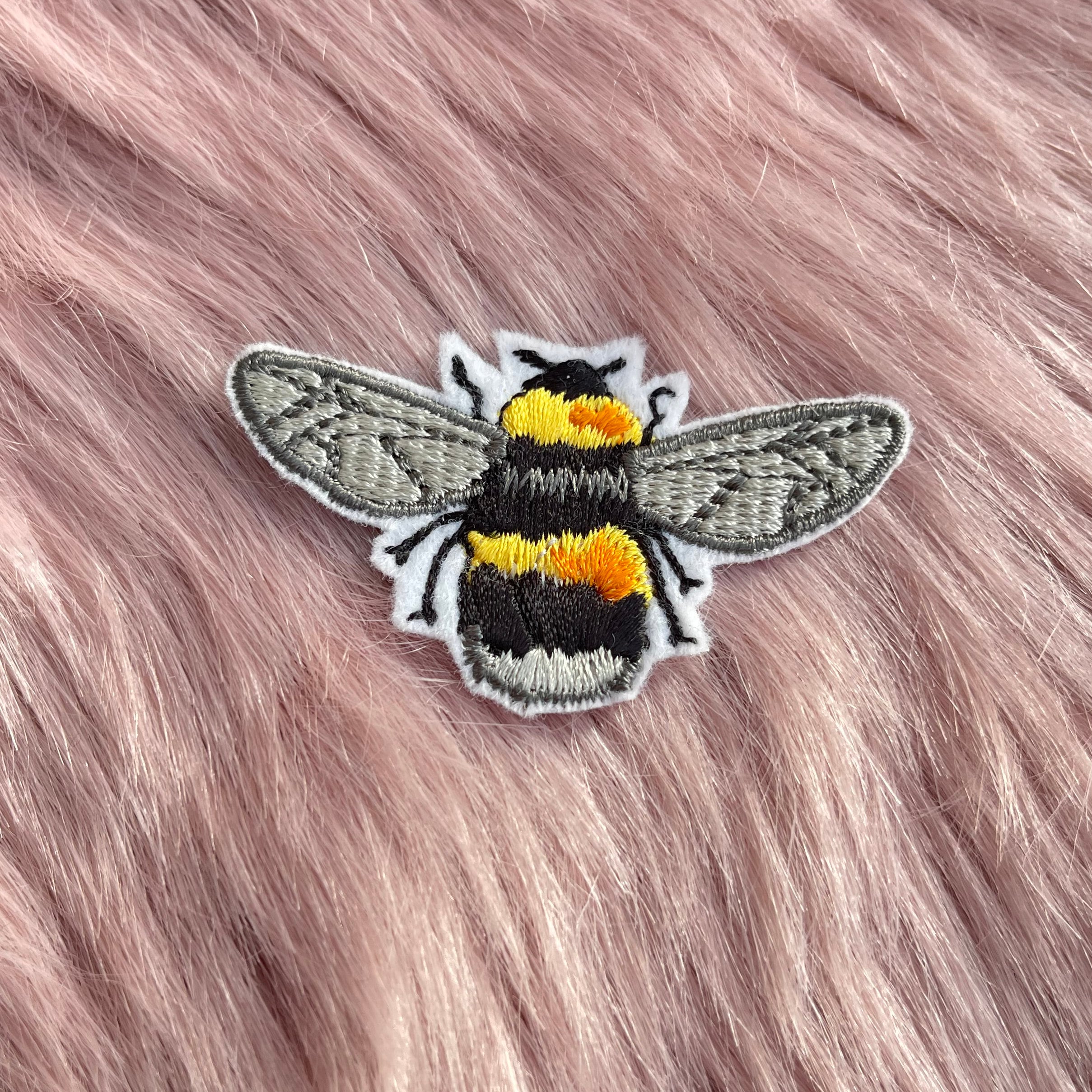 Cute Fat Bumblebee Iron on Patch - Etsy UK