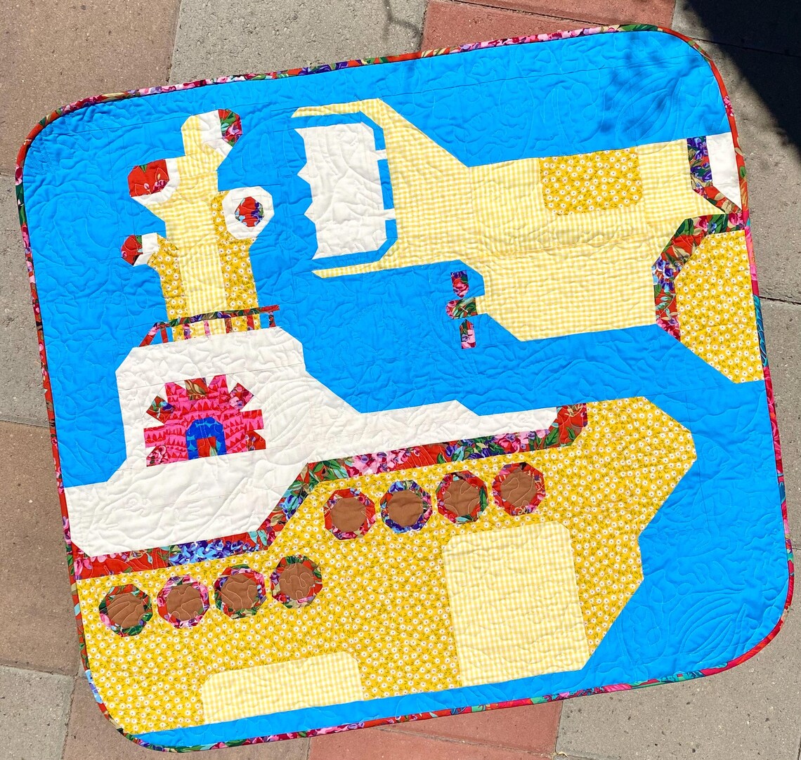 The Beatles Yellow Submarine Quilt - PDF Pattern - Etsy