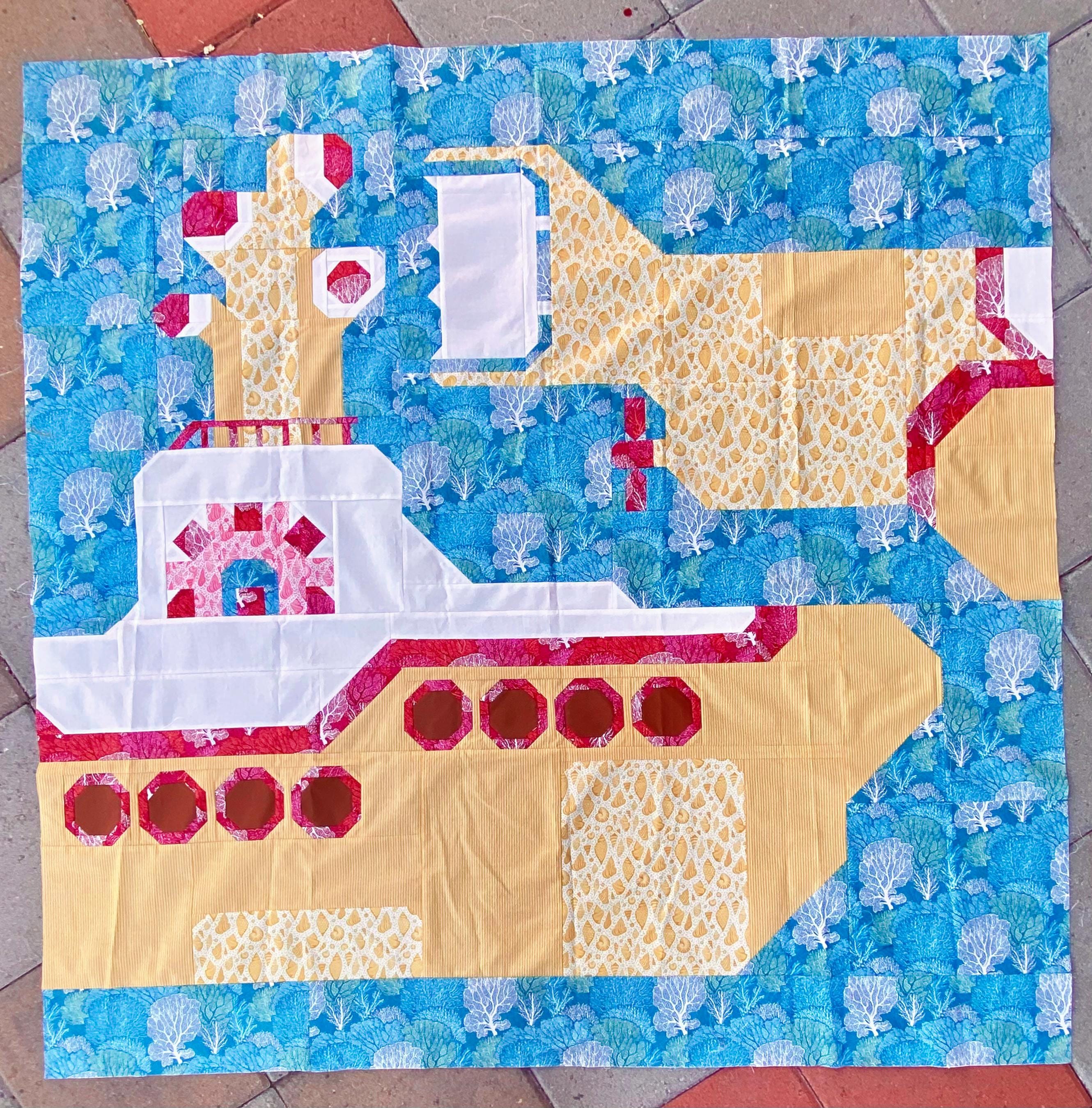 The Beatles Yellow Submarine Quilt - PDF Pattern - Etsy