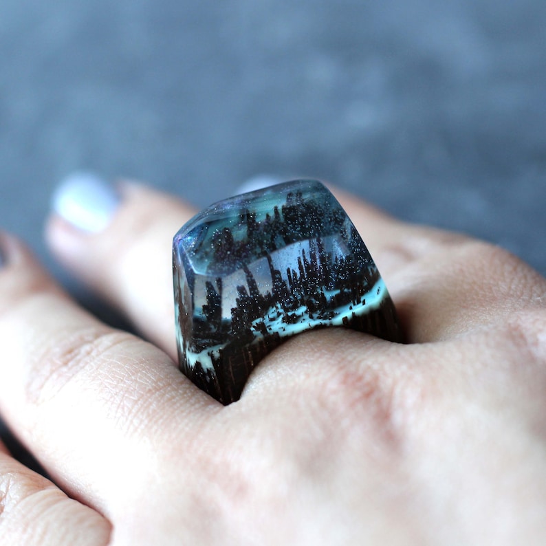 ENCHANTED FOREST. Secret World Inside the Ring. for Women & - Etsy