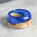 Ocean Resin Ring Mermaid Ring Wood Resin Ring Summer Ring - Etsy