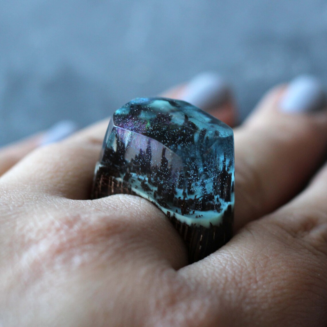 ENCHANTED FOREST. Secret World Inside the Ring. for Women & - Etsy