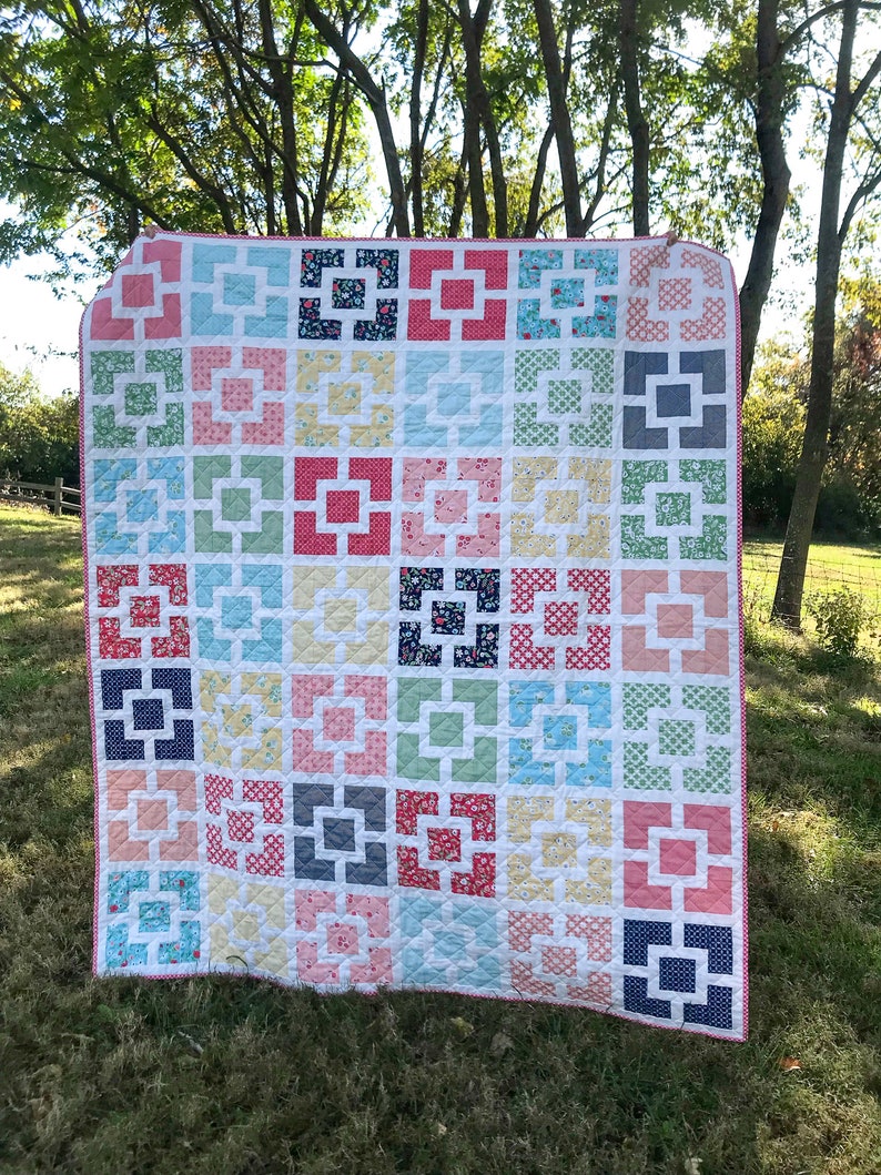 Savannah PDF Quilt Pattern - Scrappy, Pre-cut, and Stash Friendly ...