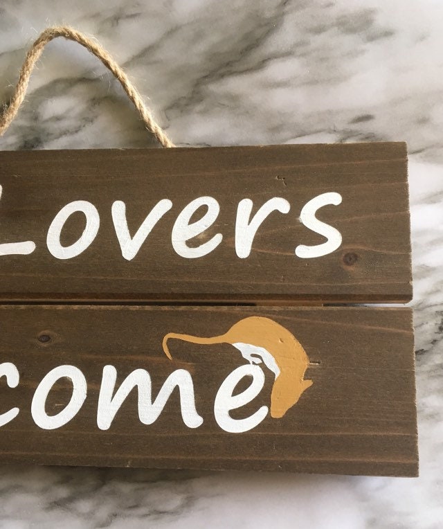 Rustic Welcome Rat Lovers Sign - Etsy