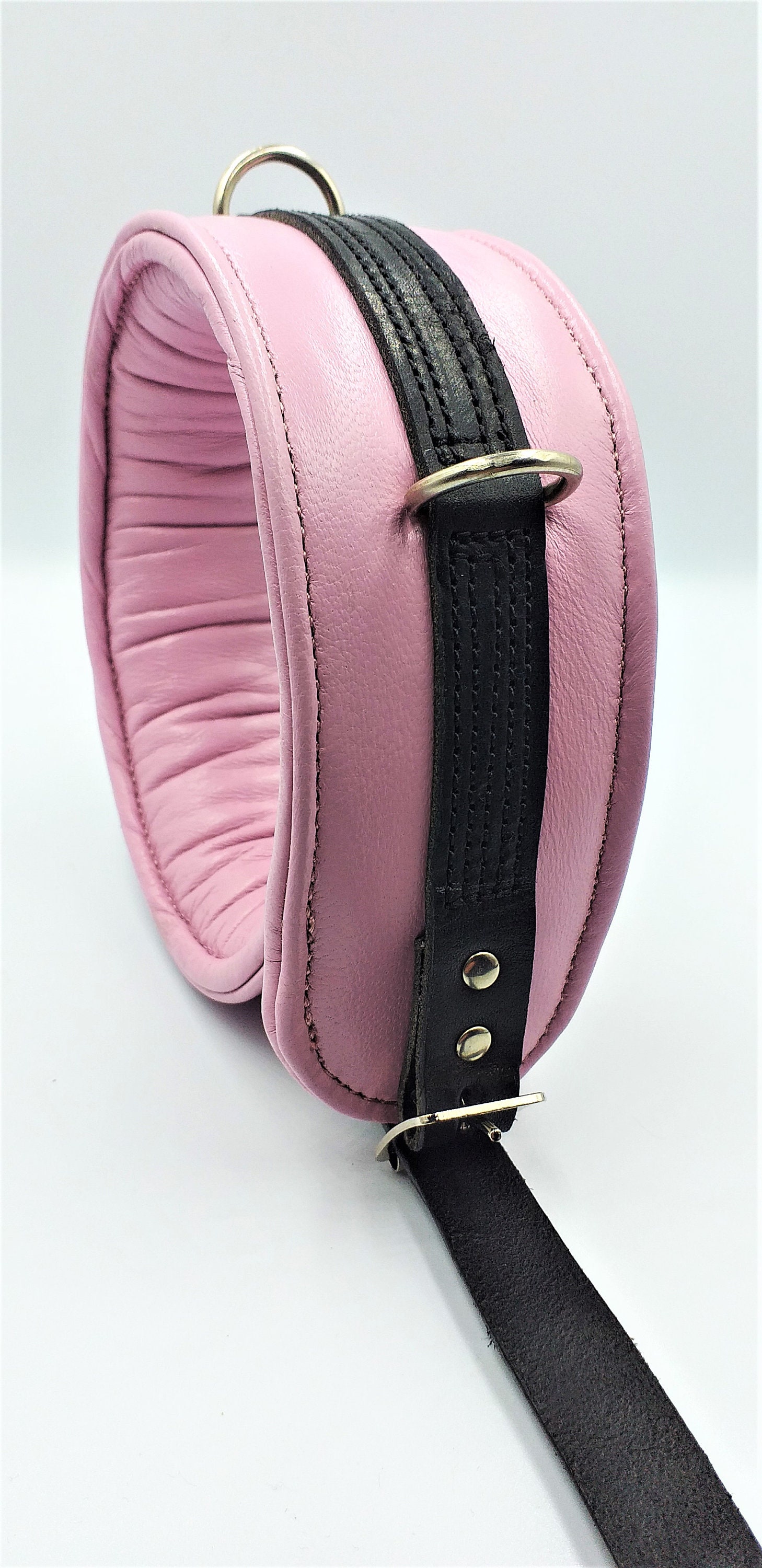 FREE Delivery Bondage Restraint Collar Soft Padded Leather - Etsy