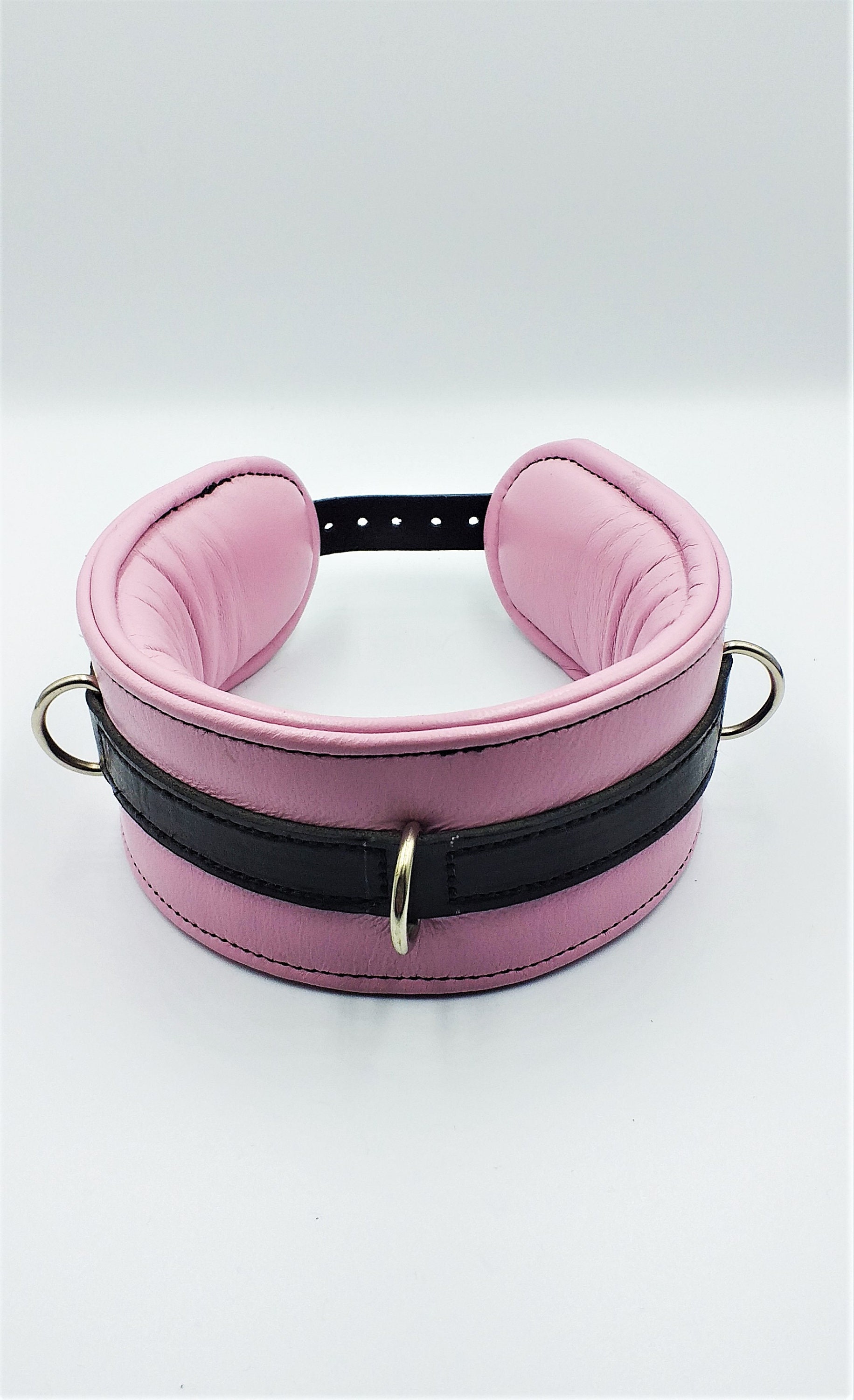 FREE Delivery Bondage Restraint Collar Soft Padded Leather - Etsy