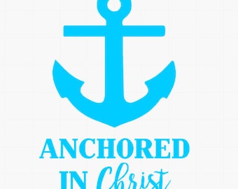 Anchored in Christ | Etsy