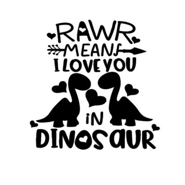Dinosaur Rawr - Etsy