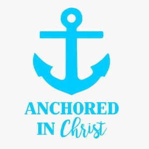 Anchored in Christ - Etsy