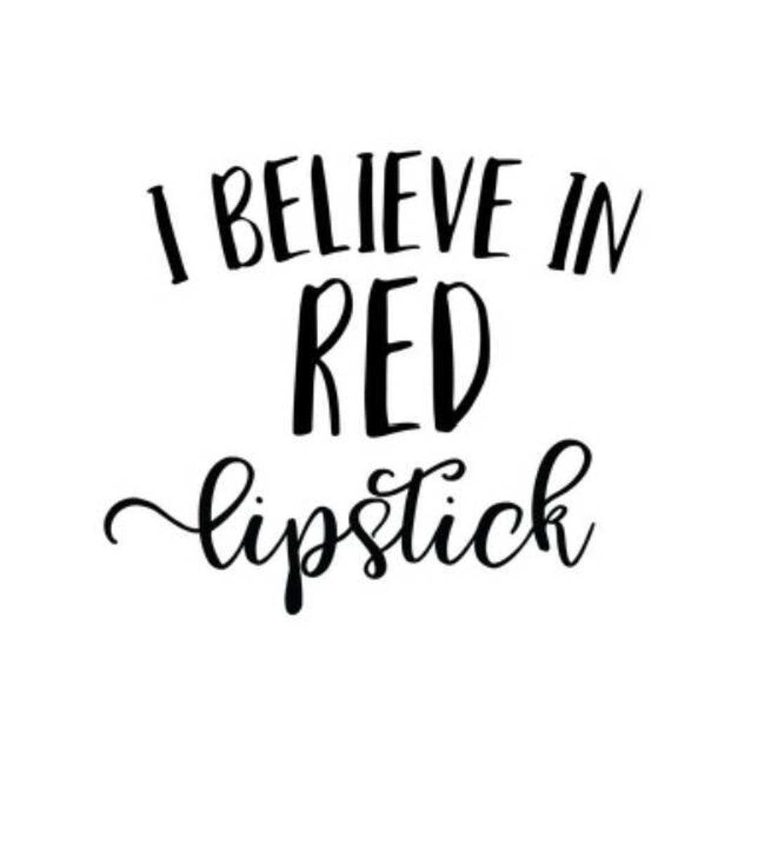 Make-up Quote Decal / Make-up Sticker / Lipstick Quote / Red Lipstick ...