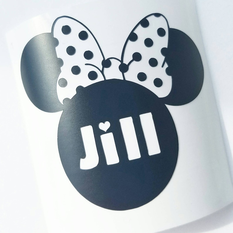 Disney name decal / Custom Disney decal / Custom Name decal / | Etsy