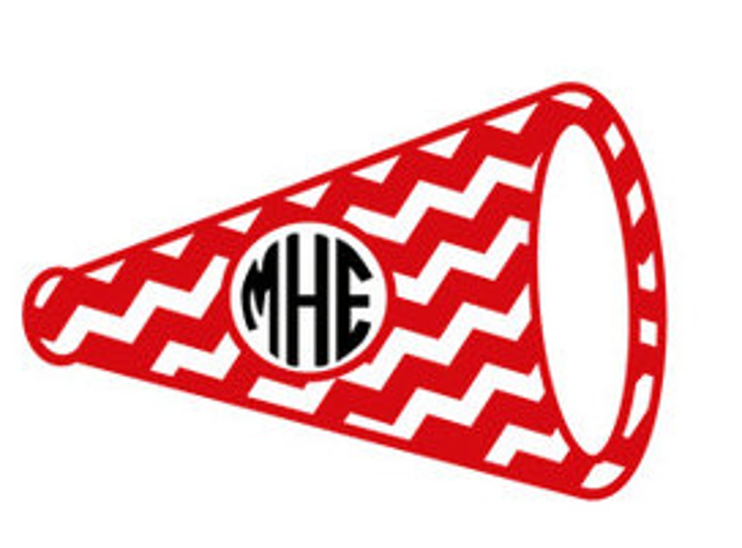 Cheer Monogram // Cheerleading Monogram // Monogram Decal // Vinyl ...
