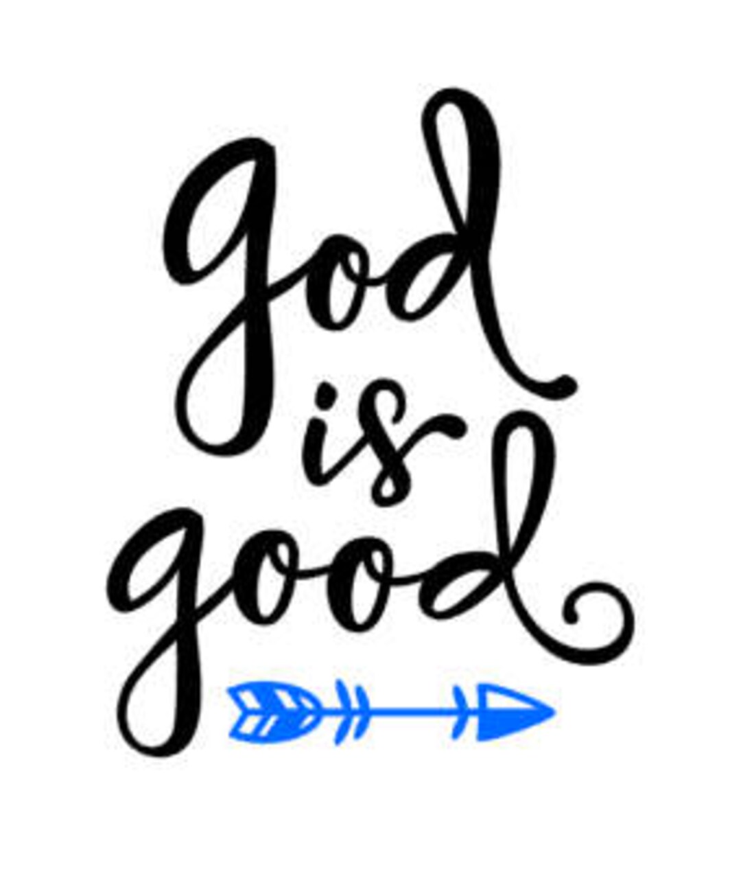 God is good // god is good decal // religious quote // vinyl decal ...
