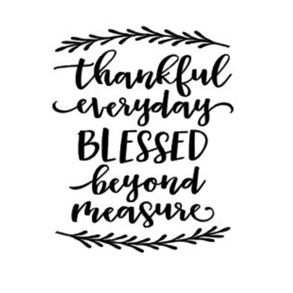 Thankful Quote - Etsy