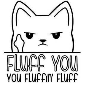 Feed Meow / Funny Cat Sticker / Cat Food Dish Decal / Funny Cat Quote ...