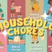 16 Household Chores Preschool Cards Homeschool Cards Educational ...