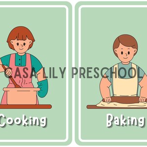16 Household Chores | Preschool Cards | Homeschool Cards | Educational ...