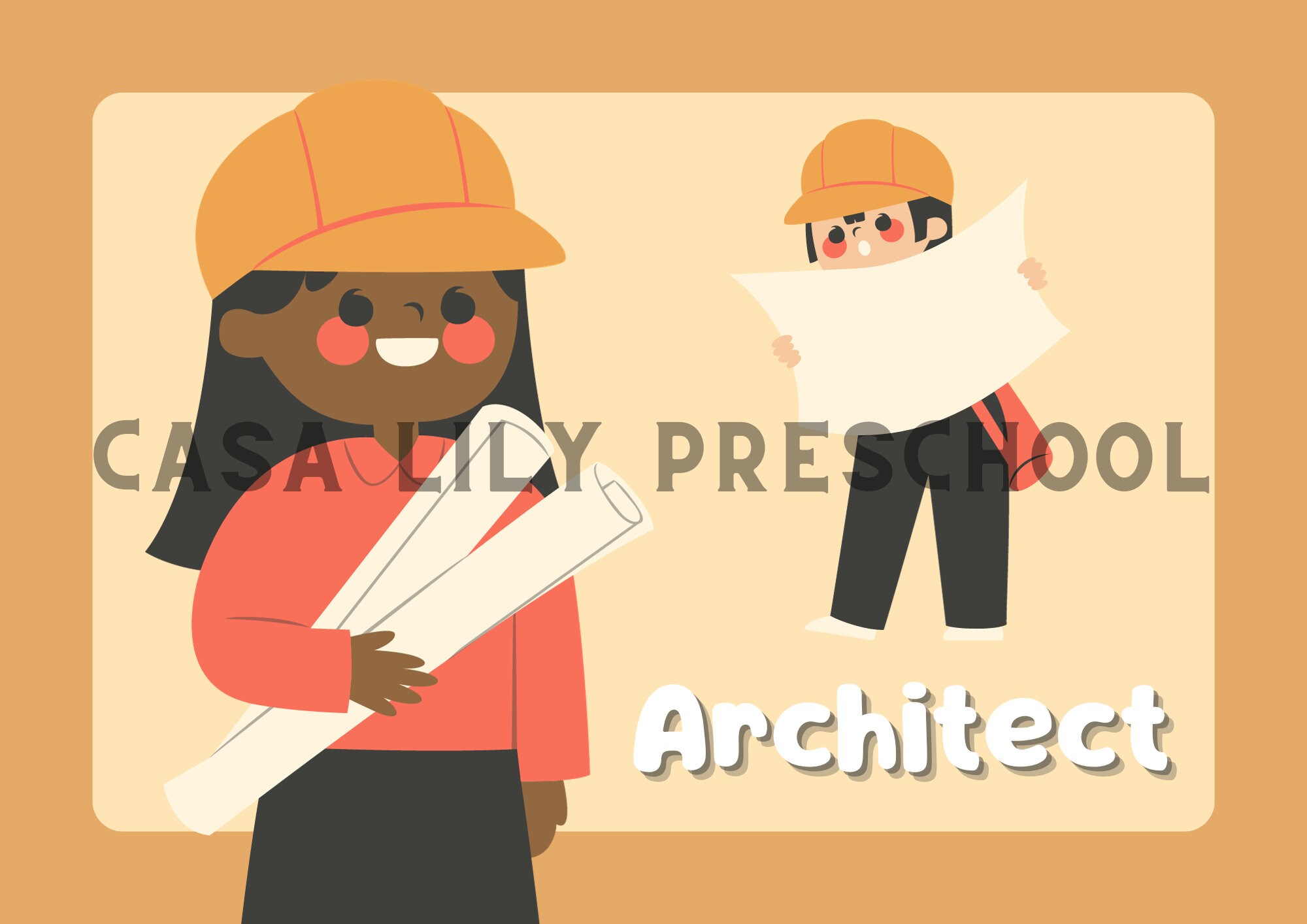 Professions Flashcards: Community Helpers, Kindergarten Cards (digital ...
