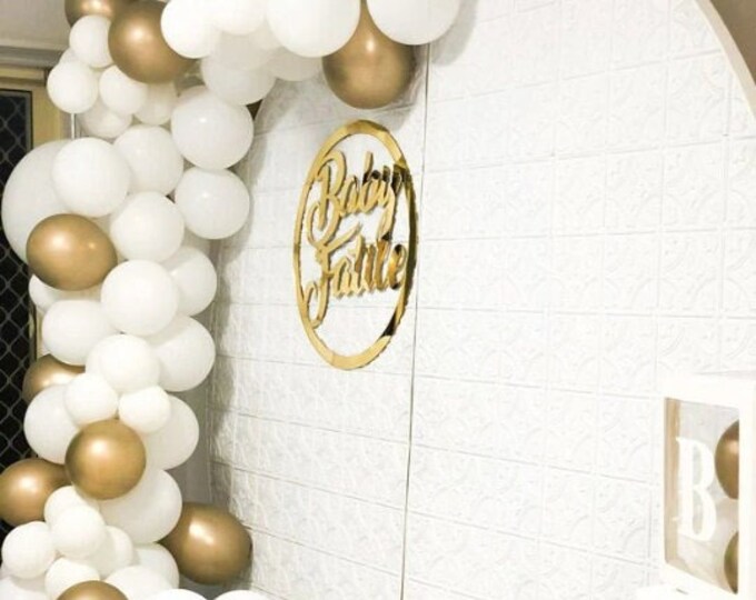 Personalised Event Sign Hoop | Wedding | Baby Shower | Kitchen Tea ...