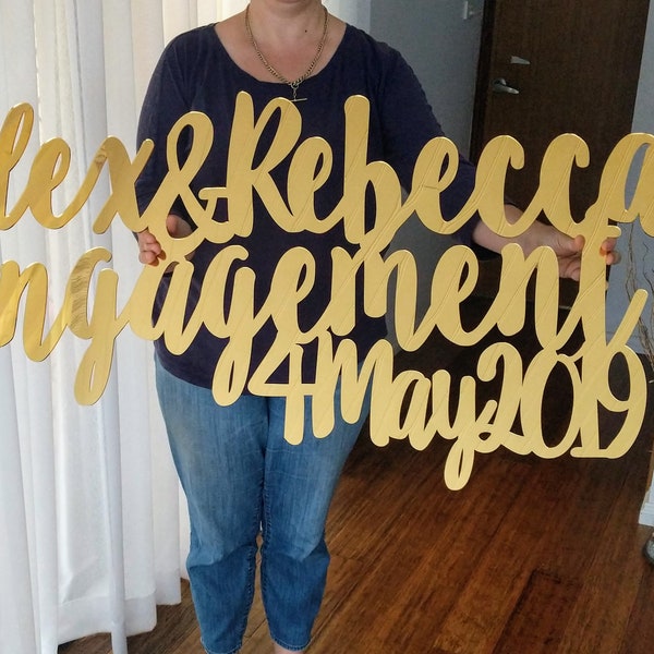 Laser Cut Wedding Signs - Etsy Australia