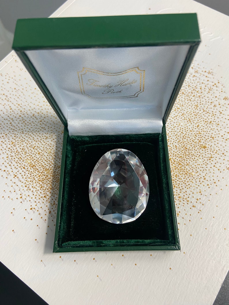 Vintage Replica of the Sancy Diamond Made of Rock Crystal We Offer ...