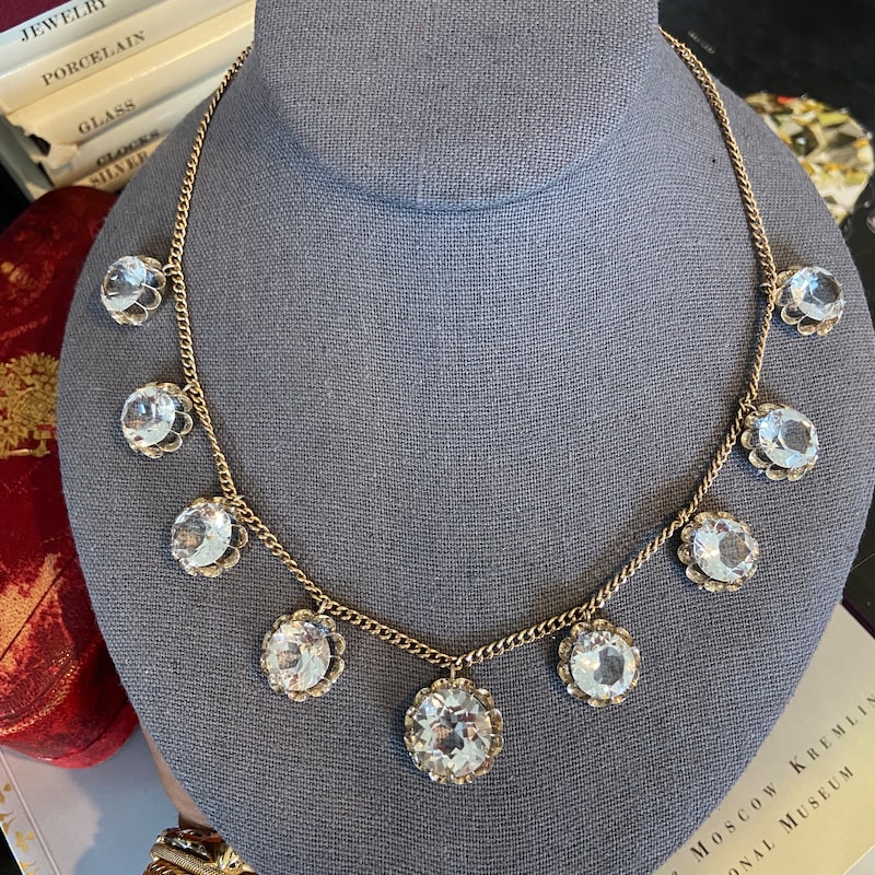 Rock Crystal Necklace - Etsy